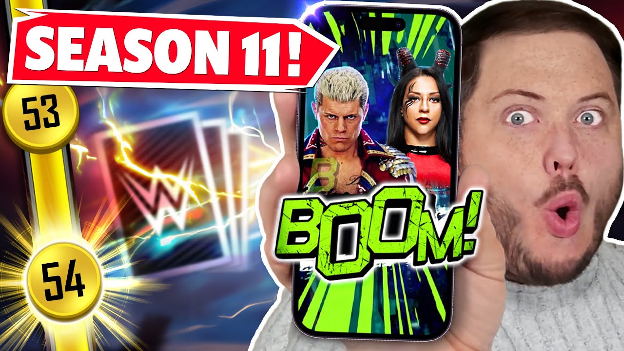 WWE SuperCard SEASON 11 FIRST LOOK! New BOOM Mode, How to SKIP the 1st TIER! - YouTube