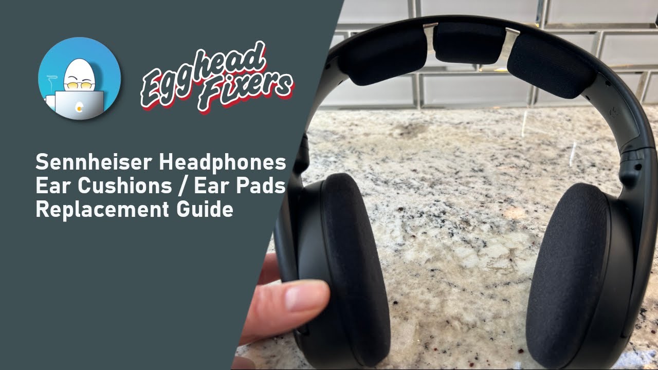 Sennheiser Headphones Ear Cushions / Ear Pads Replacement Guide - YouTube