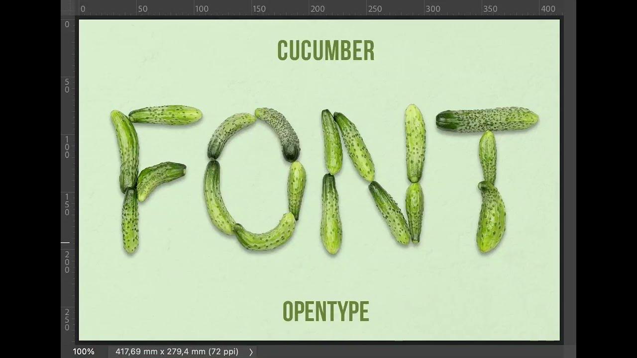 Cucumber Font - YouTube