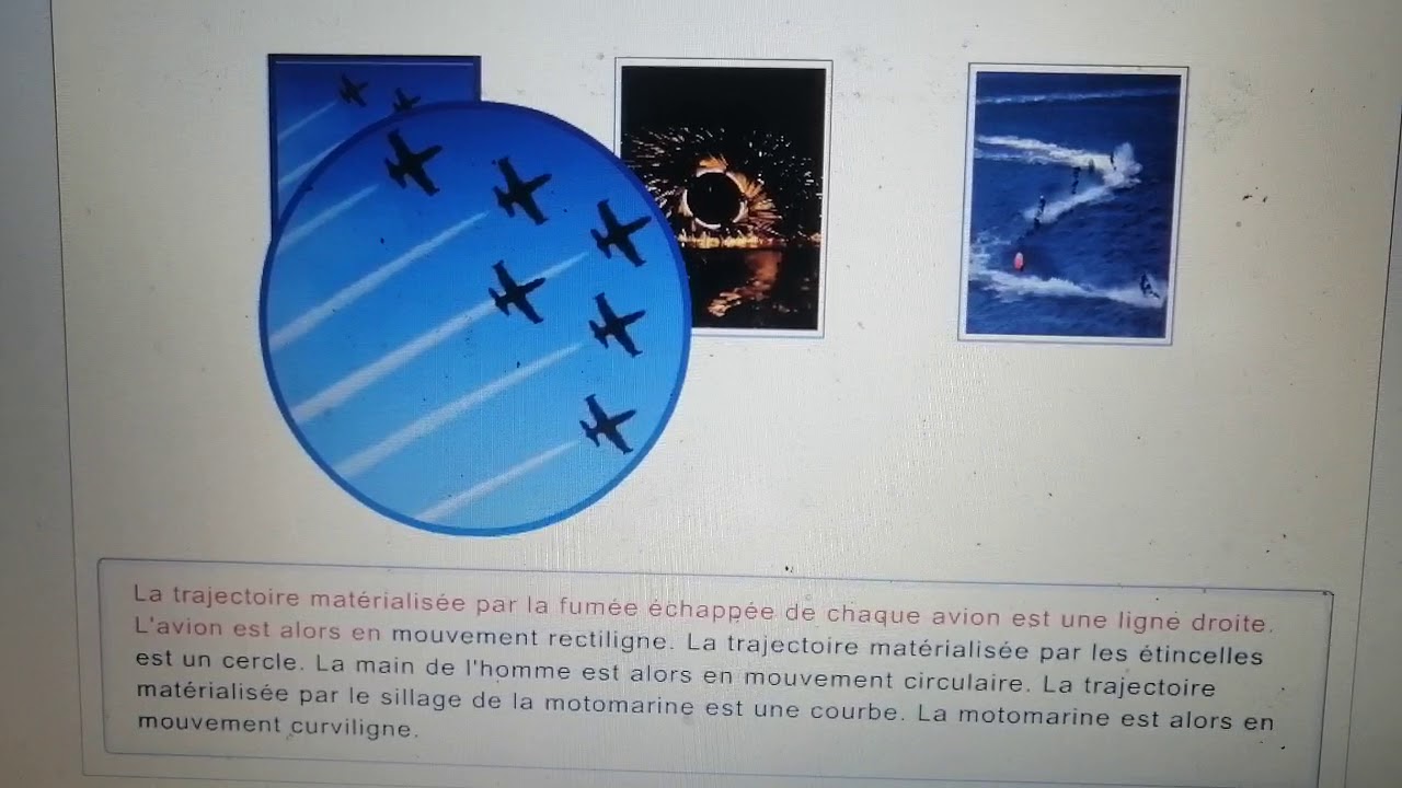 Types de trajectoire - YouTube