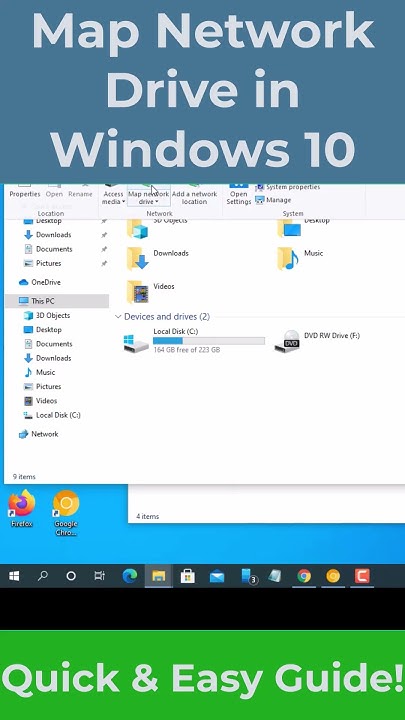 Map Network Drive in Windows 10 Quick & Easy Guide! - YouTube