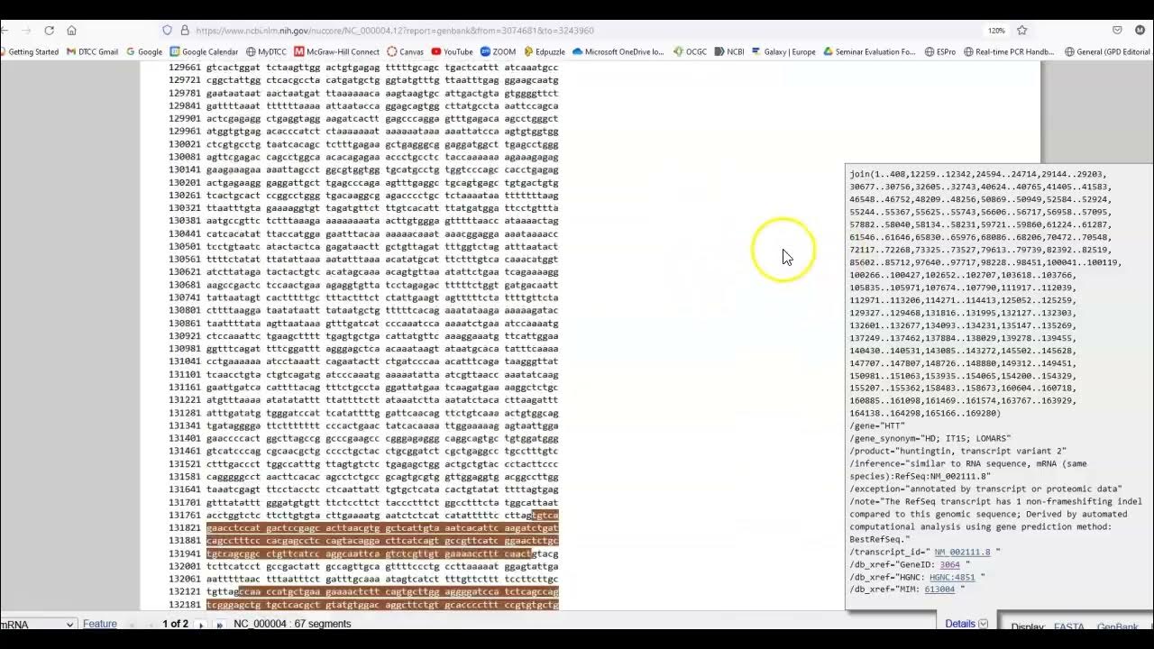 Introduction to NCBI: Tutorial 1- General use and basic BLAST - YouTube