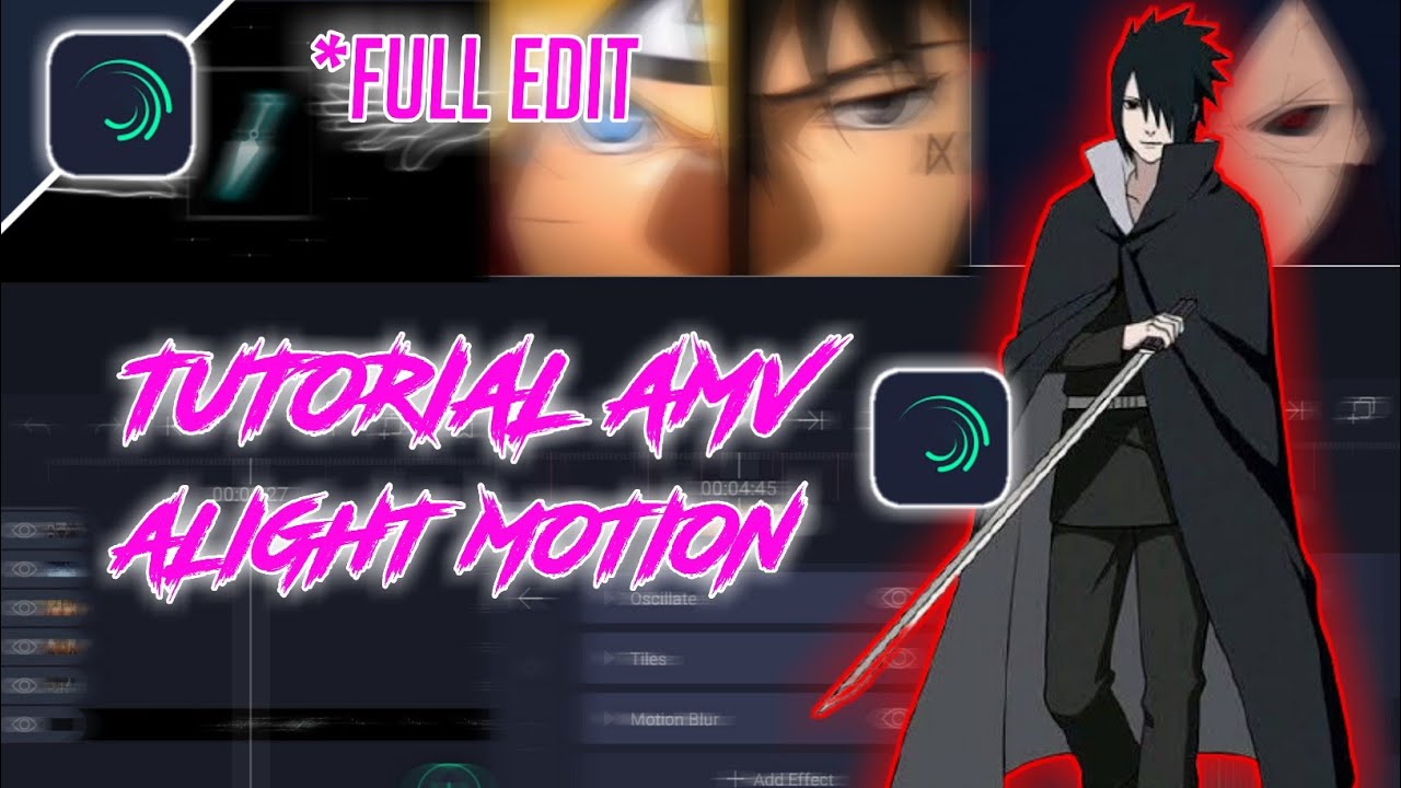 TUTORIAL AMV | ALIGHT MOTION - YouTube