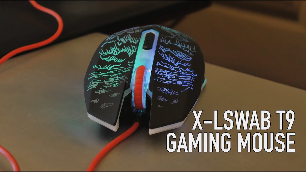 Cheap Chinese Night Market Gaming Mouse: X-LSWAB T9 - $12 - YouTube