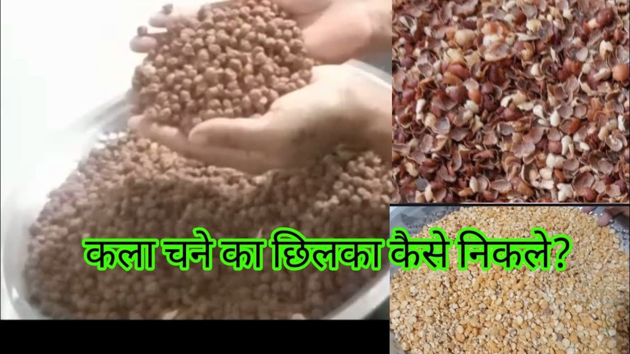 कला चने का छिलका कैसे निकले?, How to remove black chickpea peel ...