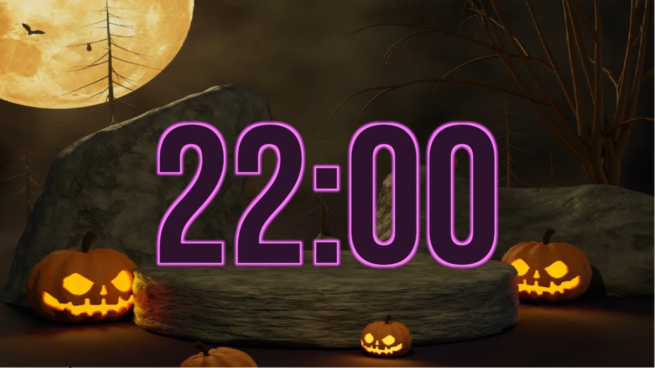22 minute halloween timer - YouTube