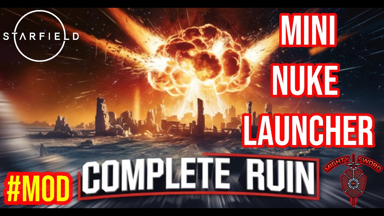Starfield - UNLEASH DESTRUCTION with a NUCLEAR launcher - YouTube