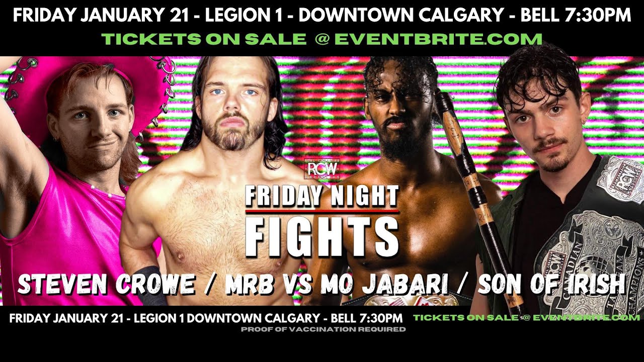 Steven Crowe & MRB vs SOI & Mo Jabari - RCW - January 21 2022 - YouTube