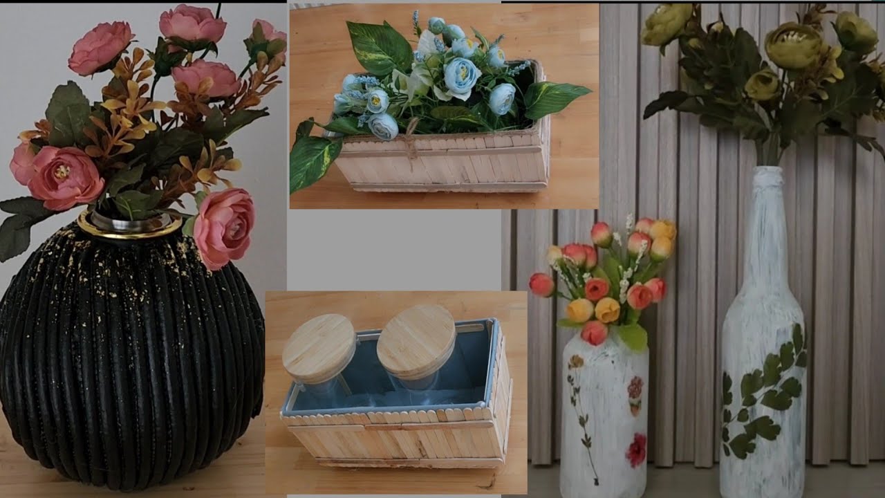 Mudah dan Murah home DIY decor | ide kreasi vas bunga dari barang bekas ...