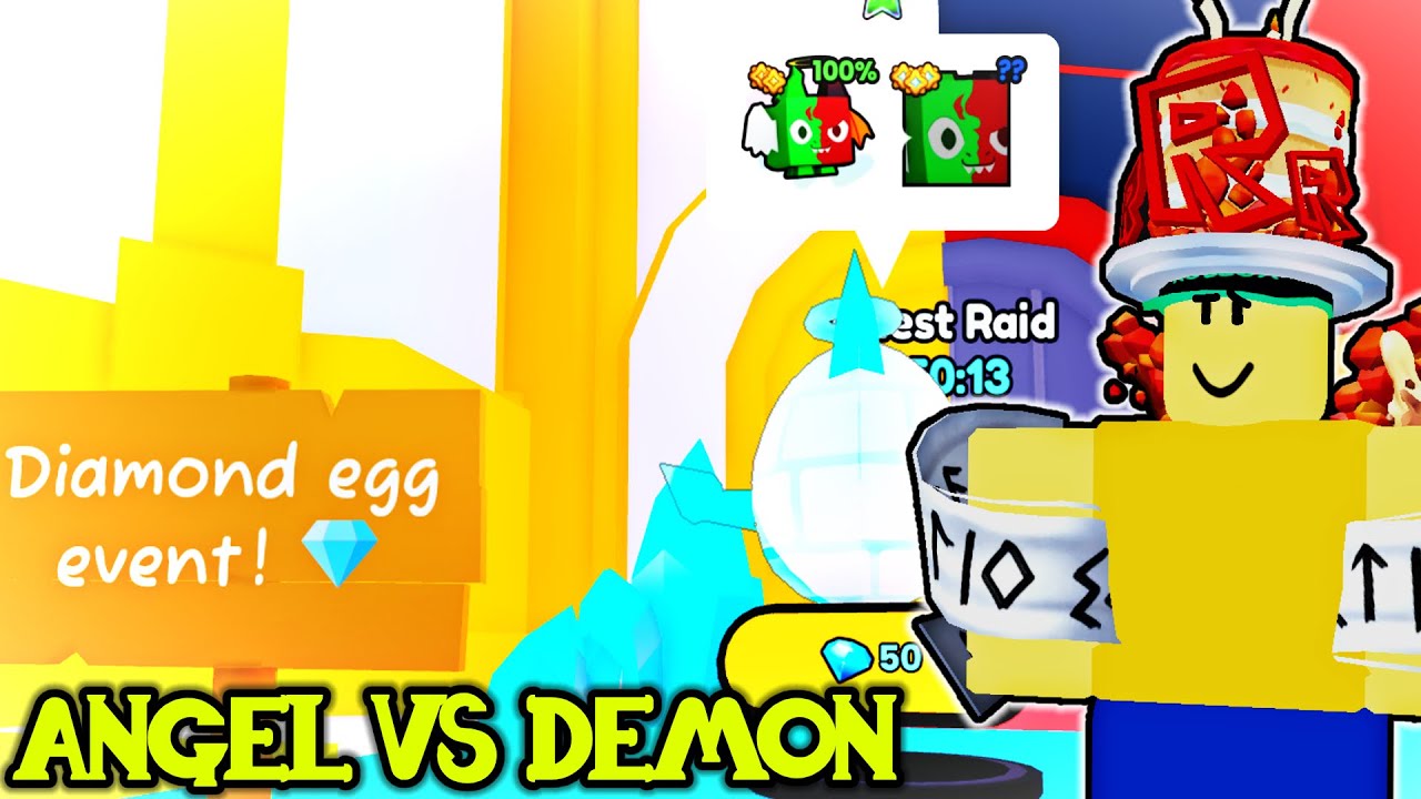 Roblox Pet Simulator 99 ANGEL VS DEMON - YouTube