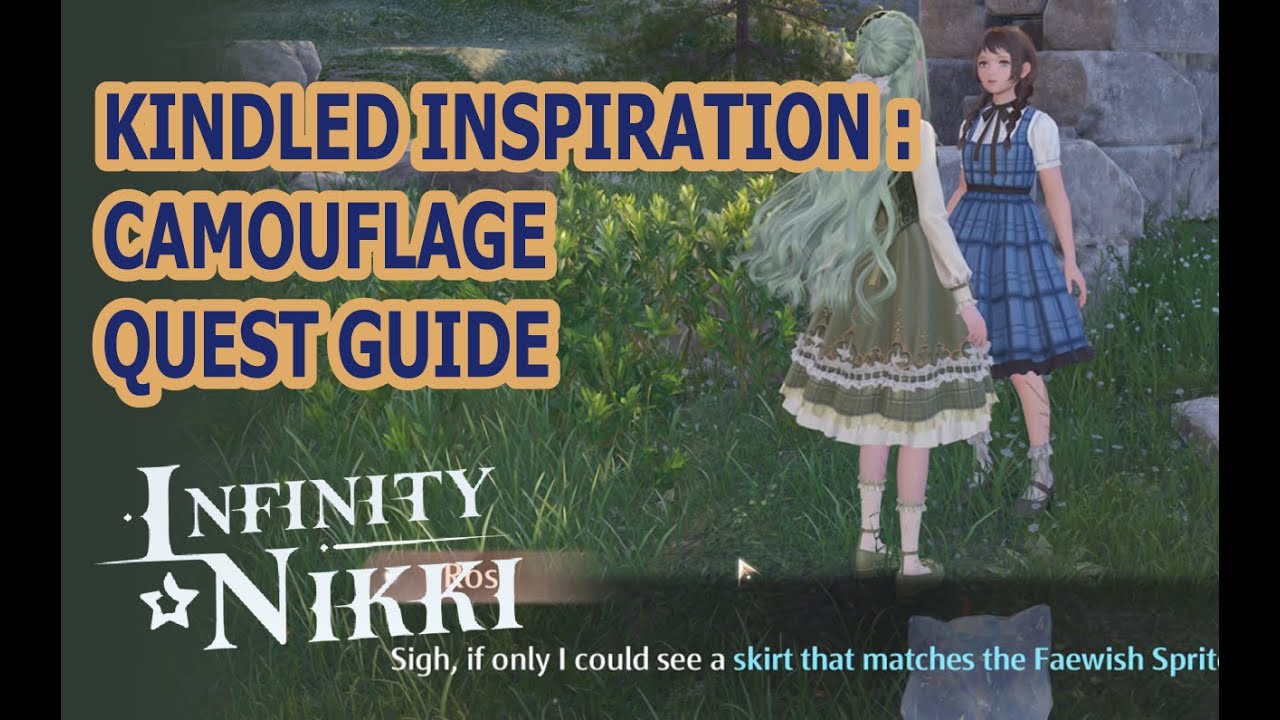 Kindled Inspiration: Camouflage Quest Guide | Infinity Nikki - YouTube