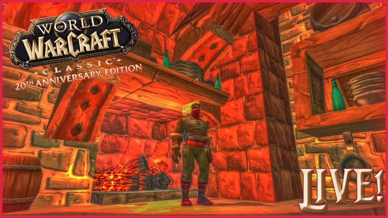 Classic WoW Anniversary Day 1 (Human Rogue) Nightslayer PVP - YouTube