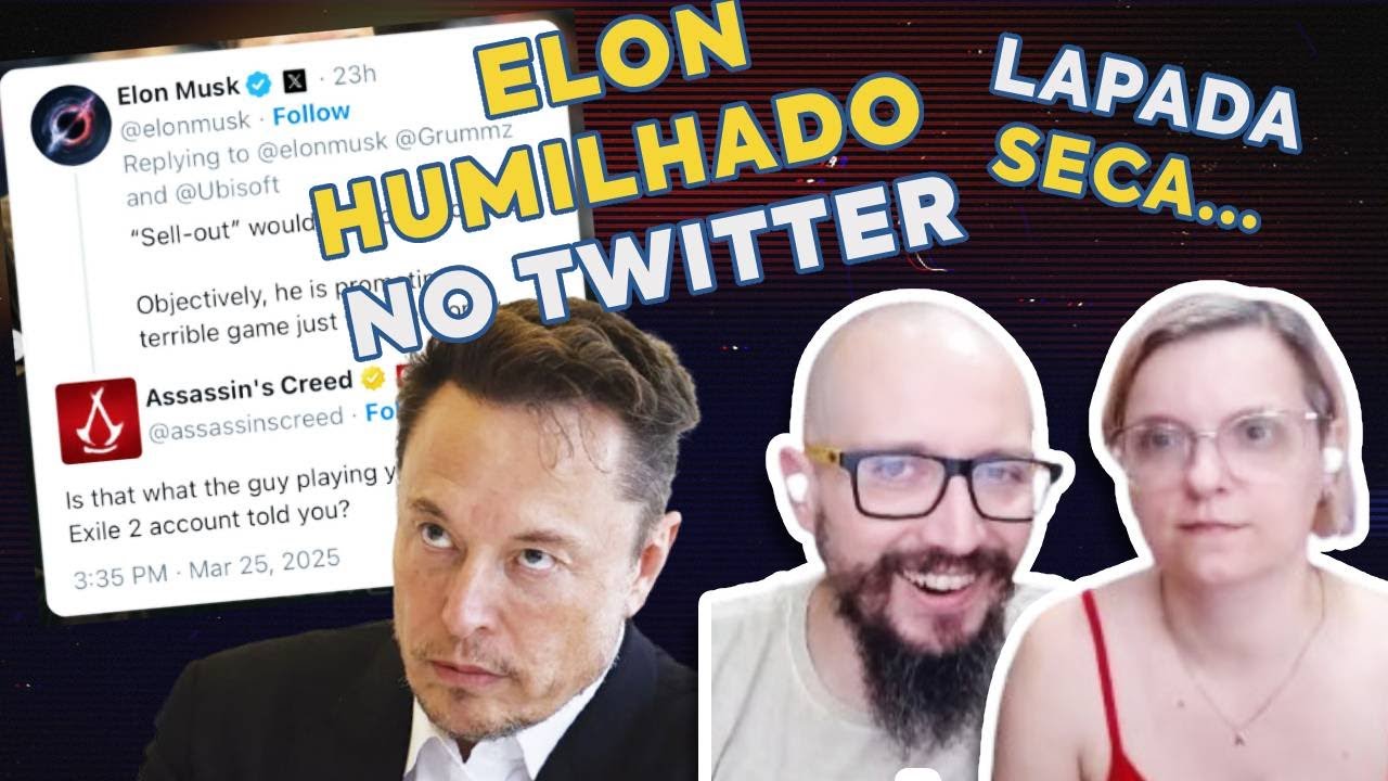 UBISOFT humilha ELON MUSK no TWITTER do BILIONÁRIO e BOLSONARO ouve ...