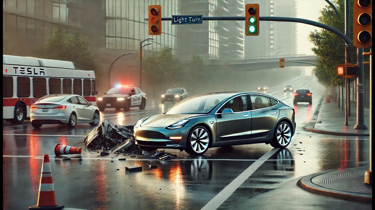 FSD vs. Real-Life Traffic Obstruction: My First Major Intervention # ...