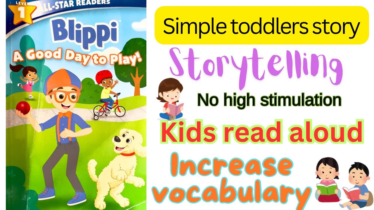 Blippi book Titled: A Good Day to Play. Reading for 3 to 6 years old ...