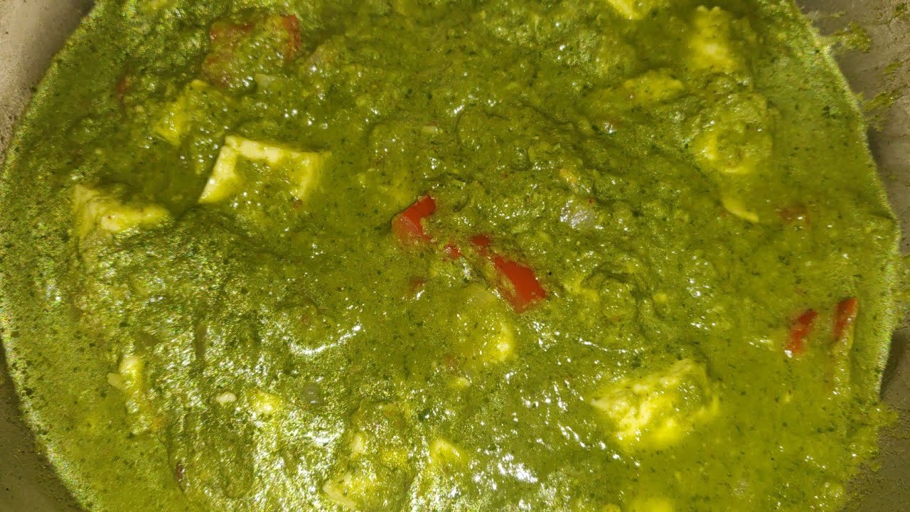 Coriander Paneer/ Green Paneer - YouTube