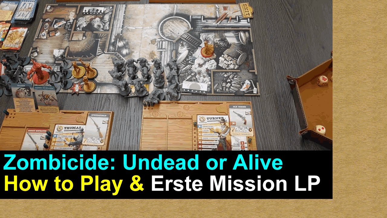 Zombicide: Undead or Alive | How to Play und komplette Mission 0 Let's ...