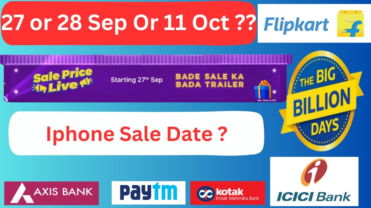 Big Billion Day Flipkart 2023 Date,Flipkart Big Billion Day Sale ...