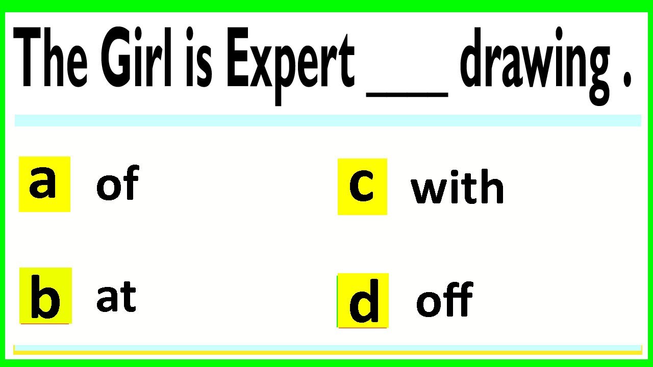 English Preposition Quiz (Beginner to Advanced) || Prepositions ...