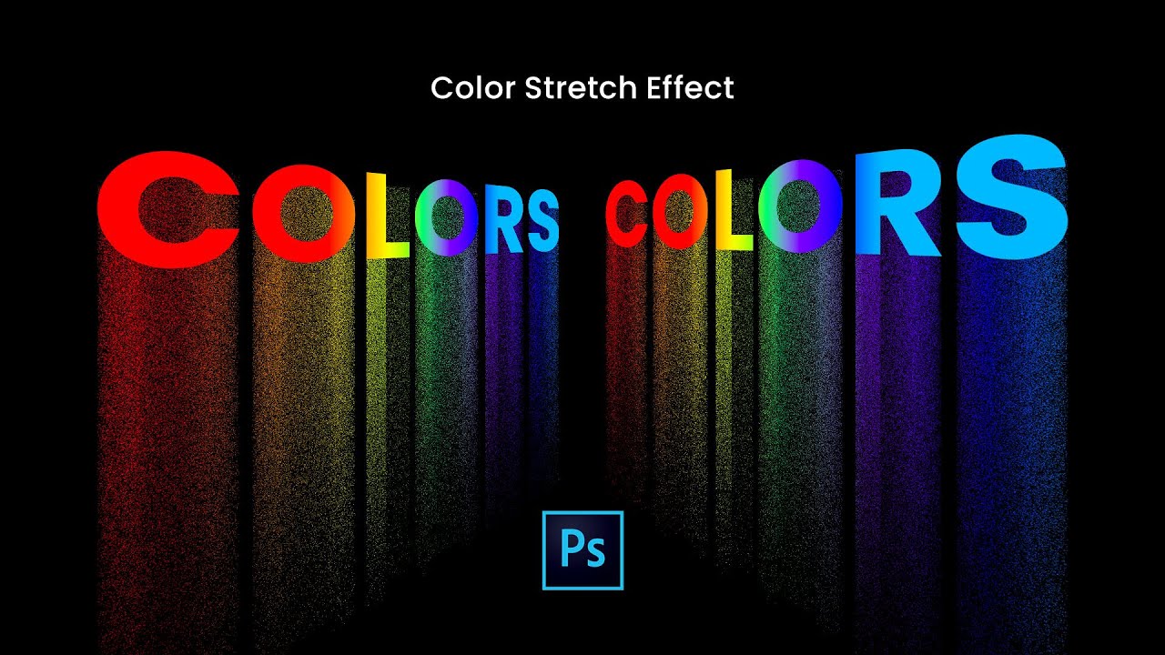 How to create a simple, effective, color stretch text effect ...