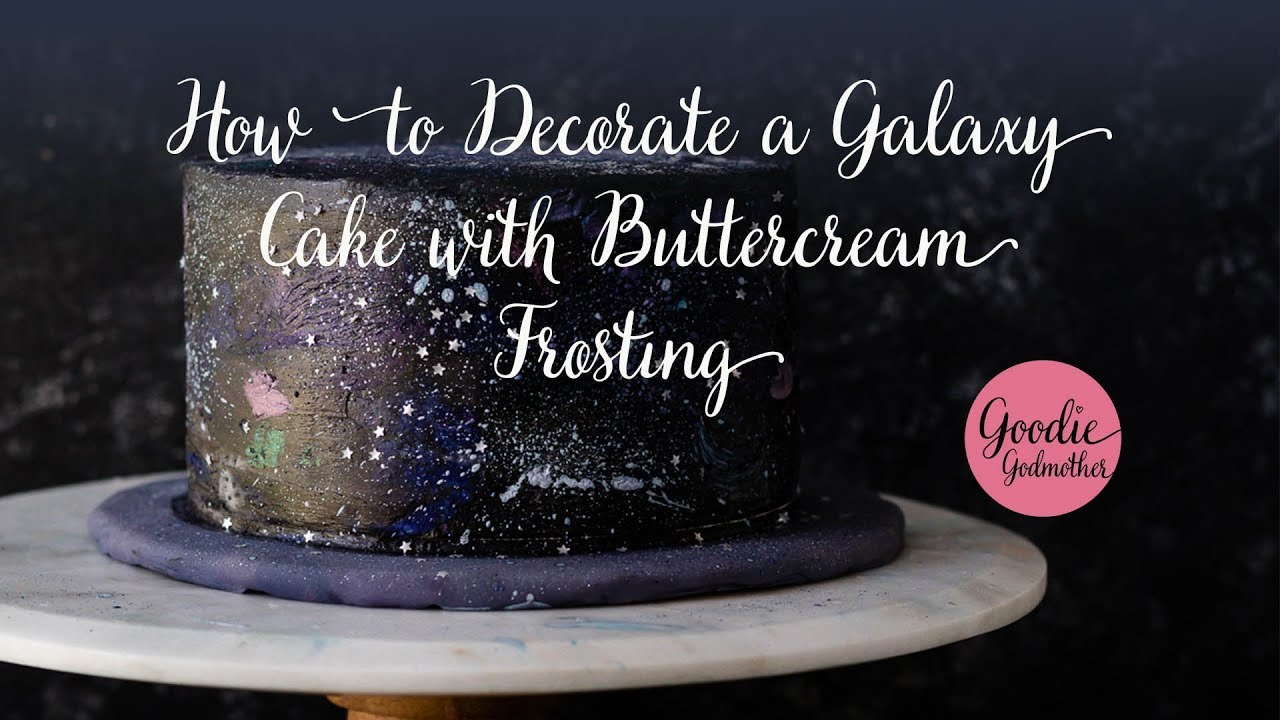 Galaxy Cake Video Tutorial - YouTube