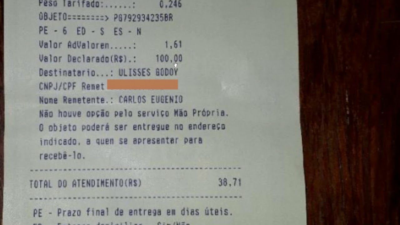 Sobre os Correios e o valor declarado - YouTube