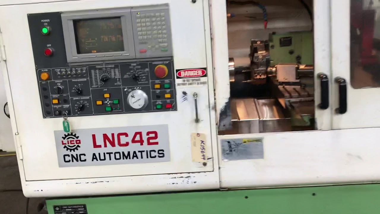 Lico CNC Lathe - YouTube