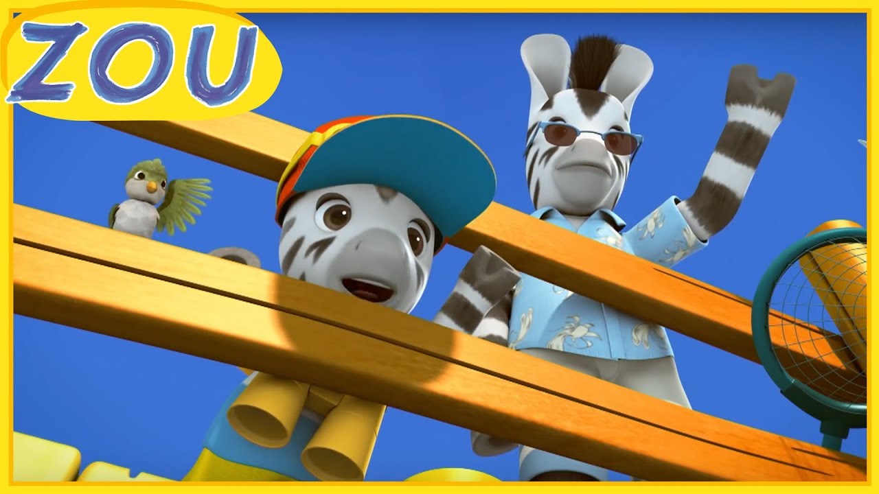 NOUVEAUX ÉPISODES! Zou en Français🎒 ZOU LE SAUVETEUR 🏖 Dessins animés ...