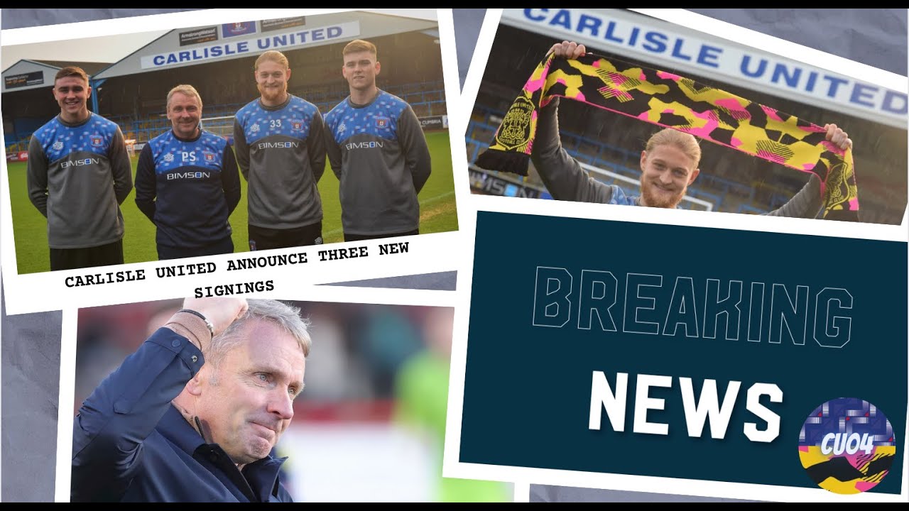 Transfer Window BREAKING NEWS: Carlisle United SIGN Luke Armstrong ...