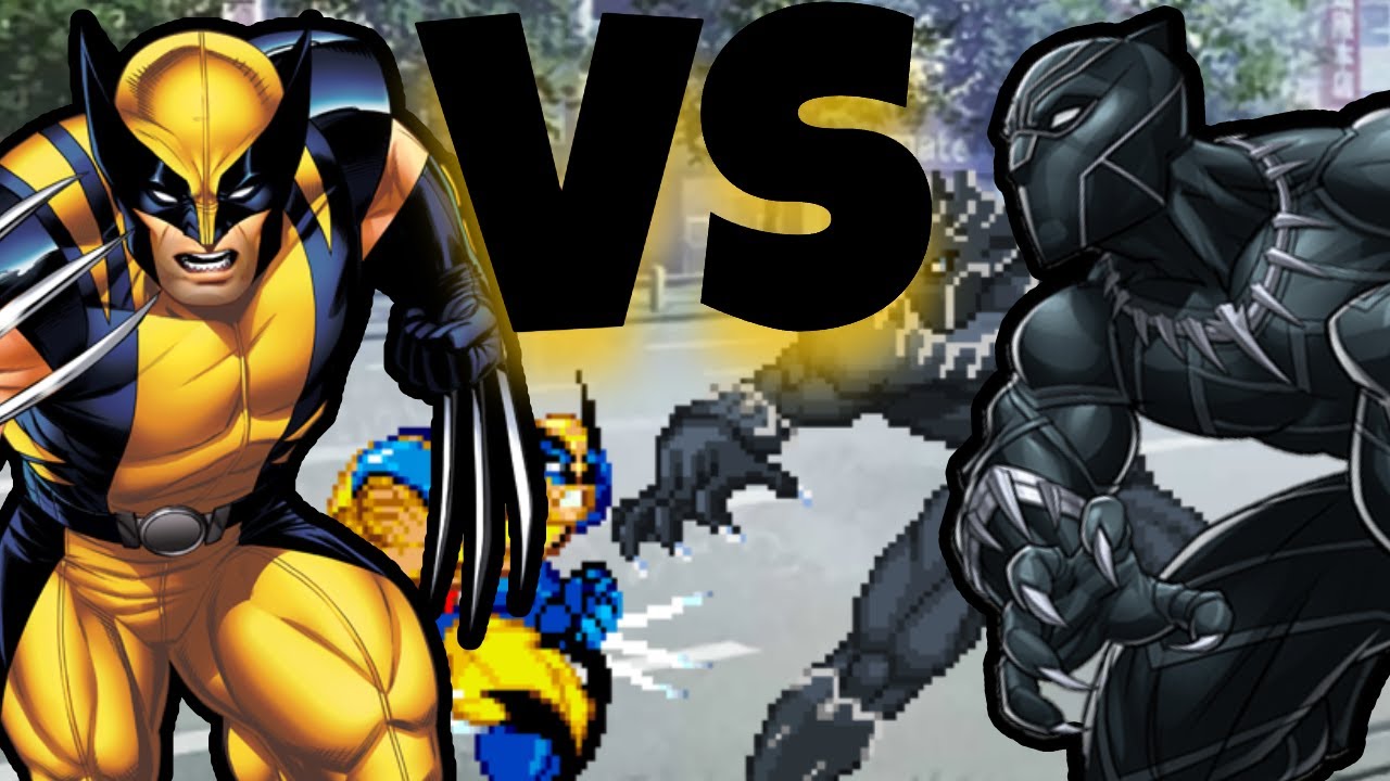 Wolverine Vs Black Panther - MUGEN - YouTube