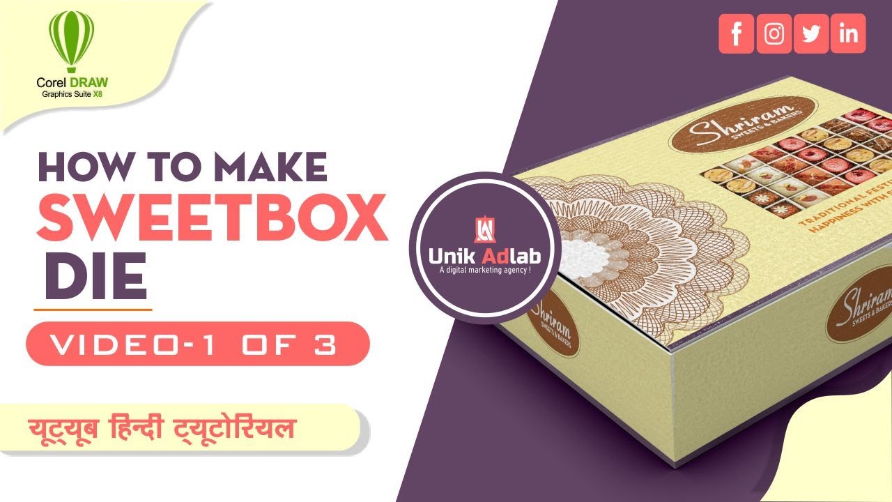 Sweet Box Design Series-1 - How To make Sweet Box Die Design -Unik ...