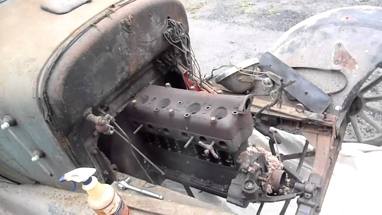 Swapping out Model T engine Part 1 - YouTube