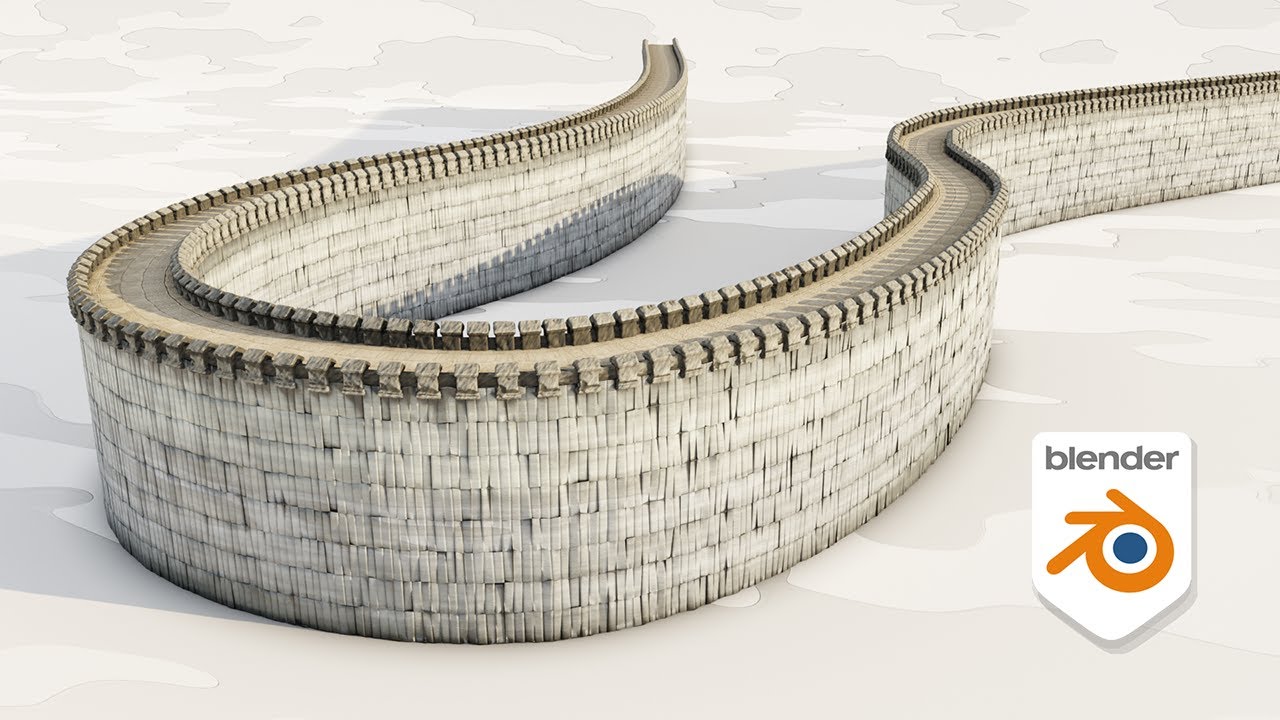 Easy Stylized Castle Ramparts with Geometry Nodes in Blender (3.3 ...