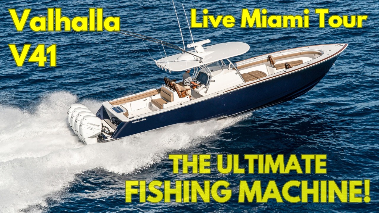 🚀 Valhalla V41 Center Console | High-Performance Offshore Machine for ...