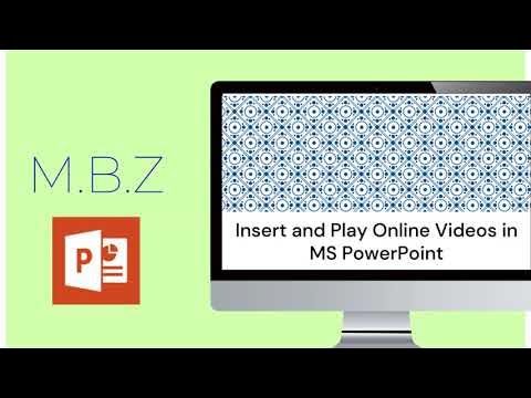 Mastering Microsoft PowerPoint–Insert and Play Online Videos Feature in MS PowerPoint Tips ...