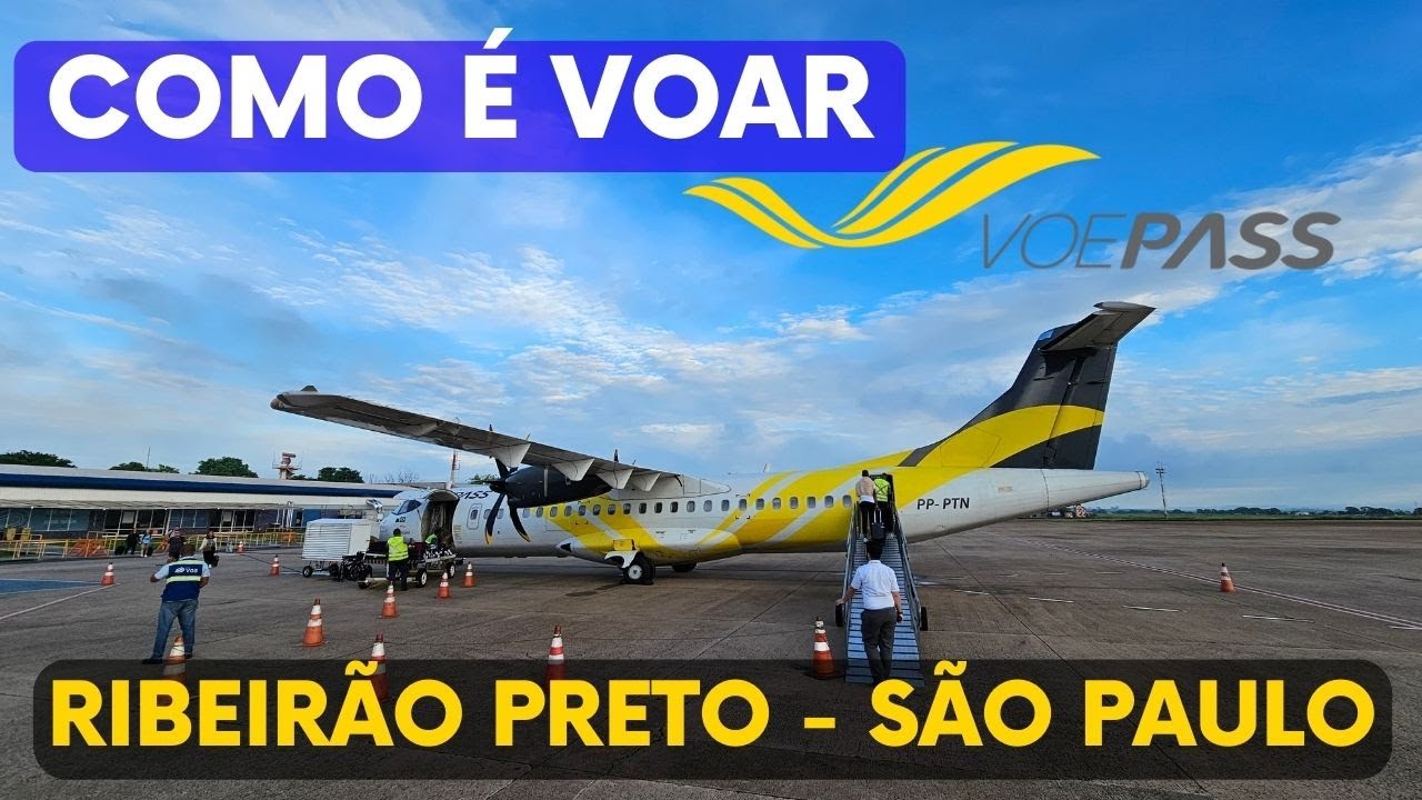 COMO É VOAR VOEPASS, COM ATR 72, CHEGADA POUSANDO EM CONGONHAS SP - YouTube