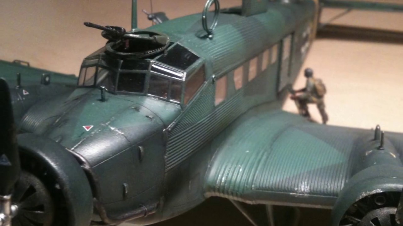 junkers ju 52 revell 1/48 - YouTube