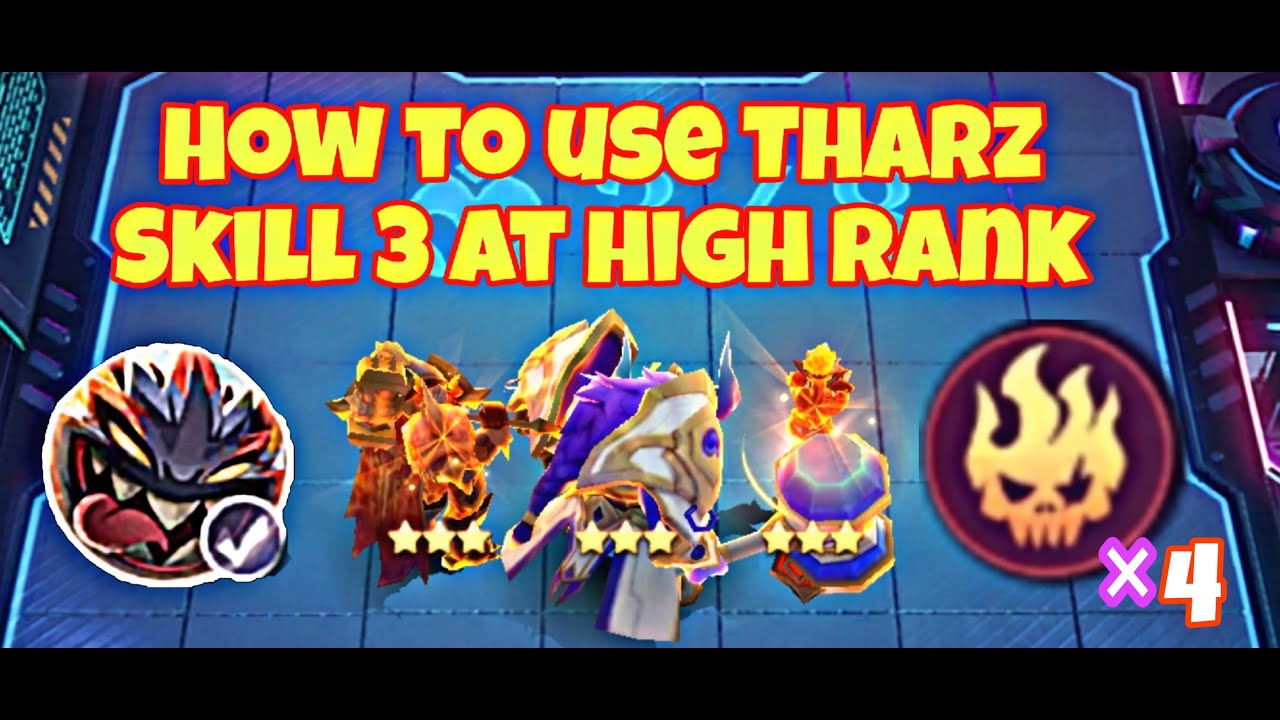 HOW TO USE THARZ SKILL 3 AT HIGH RANK THARZ SKILL 3 TUTORIAL | MLBB ...