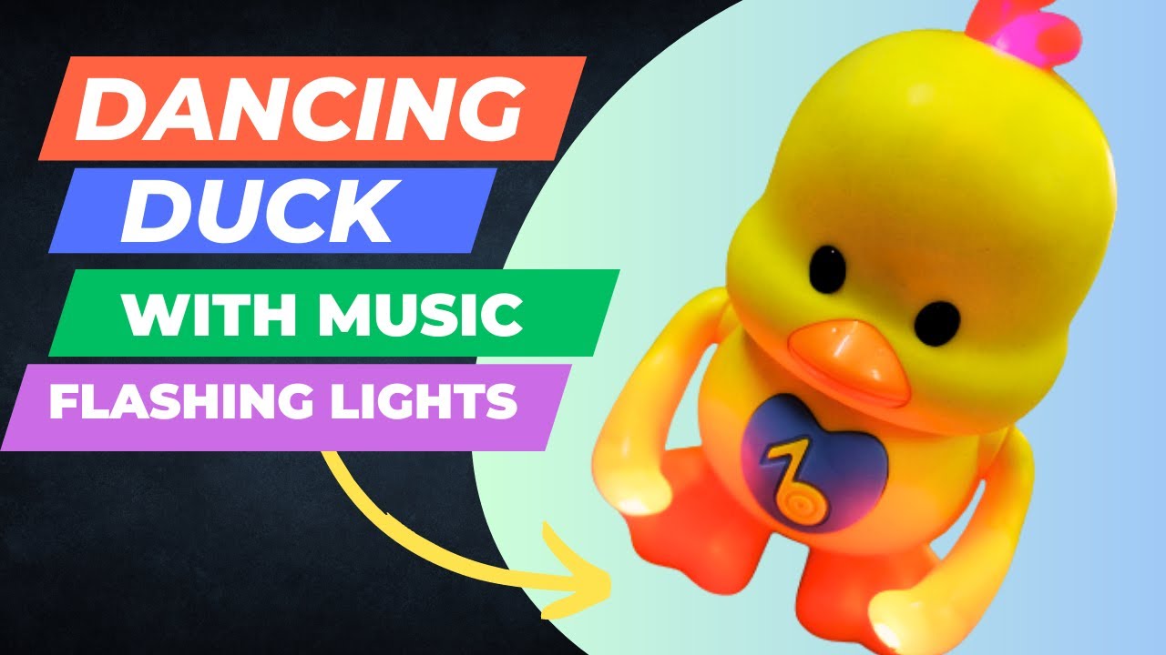Dancing Duck with Music Flashing Lights | Musical Toy unboxing by Kids ...
