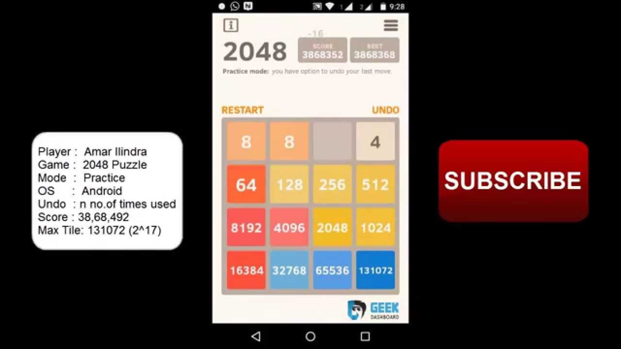 What Is The Maximum Score In 2048 Puzzle 3868492 YouTube what-is-the-maximum-score-in-2048-puzzle-3868492-youtube