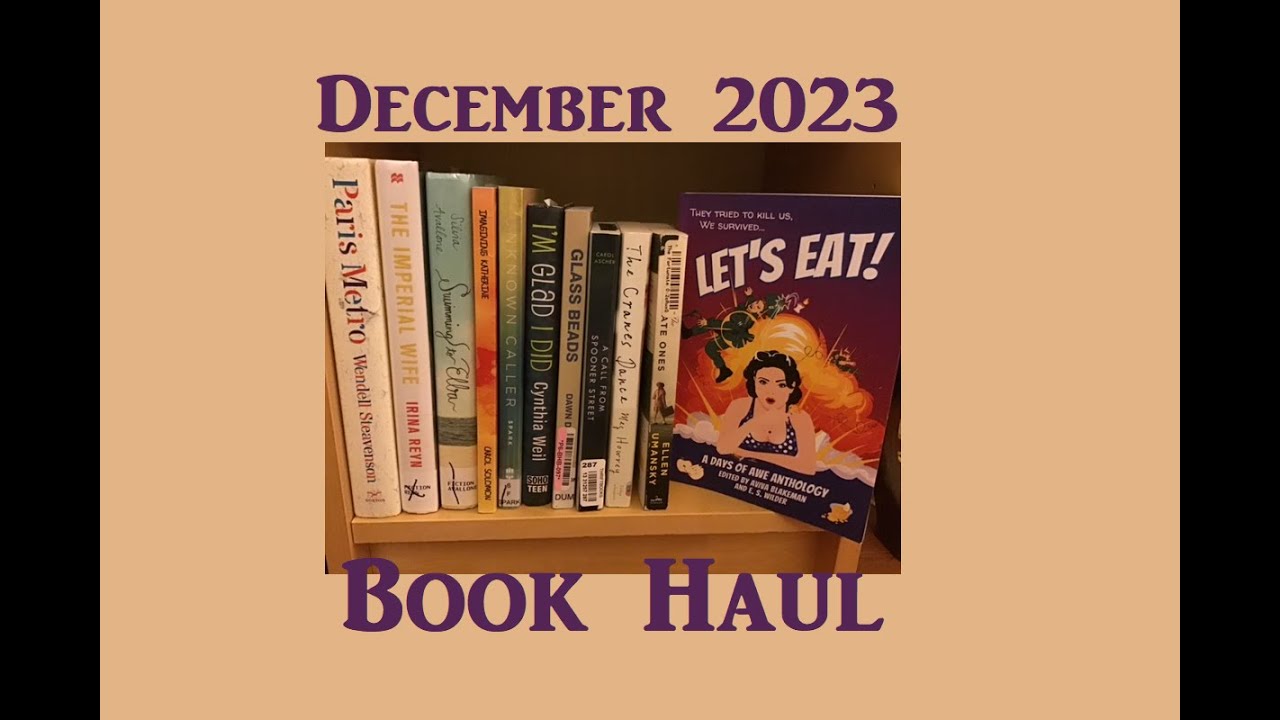 December 2023 Book Haul - YouTube
