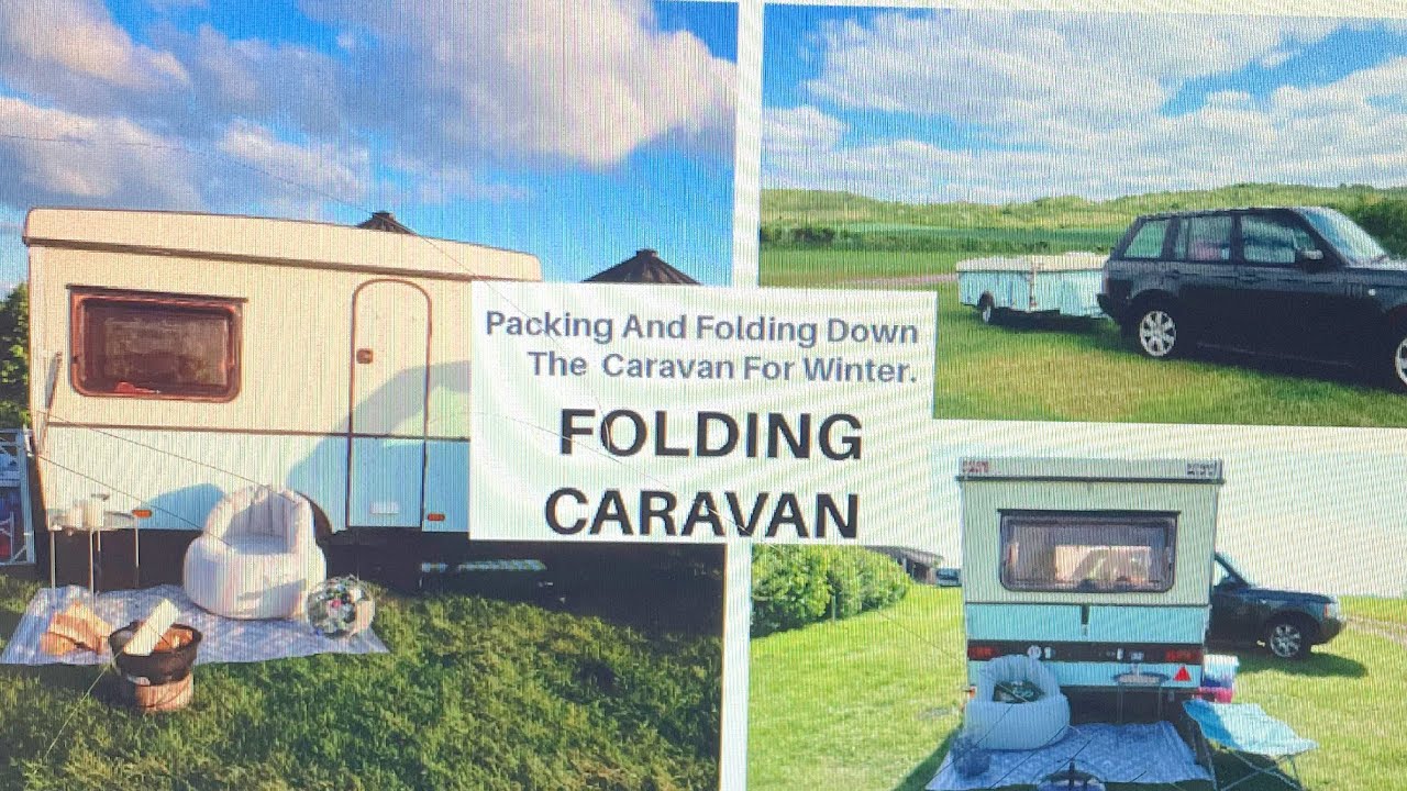 Compact and portable folding caravan // pack up and fold down with me ...