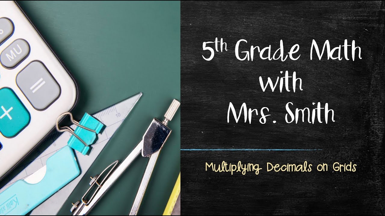 Multiplying Decimals using grids - YouTube