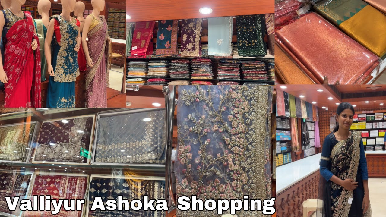Vallioor Ashoka Shopping with Family || Shopping polama🛍️ #shopping #saree #herevinnuvlogs # ...