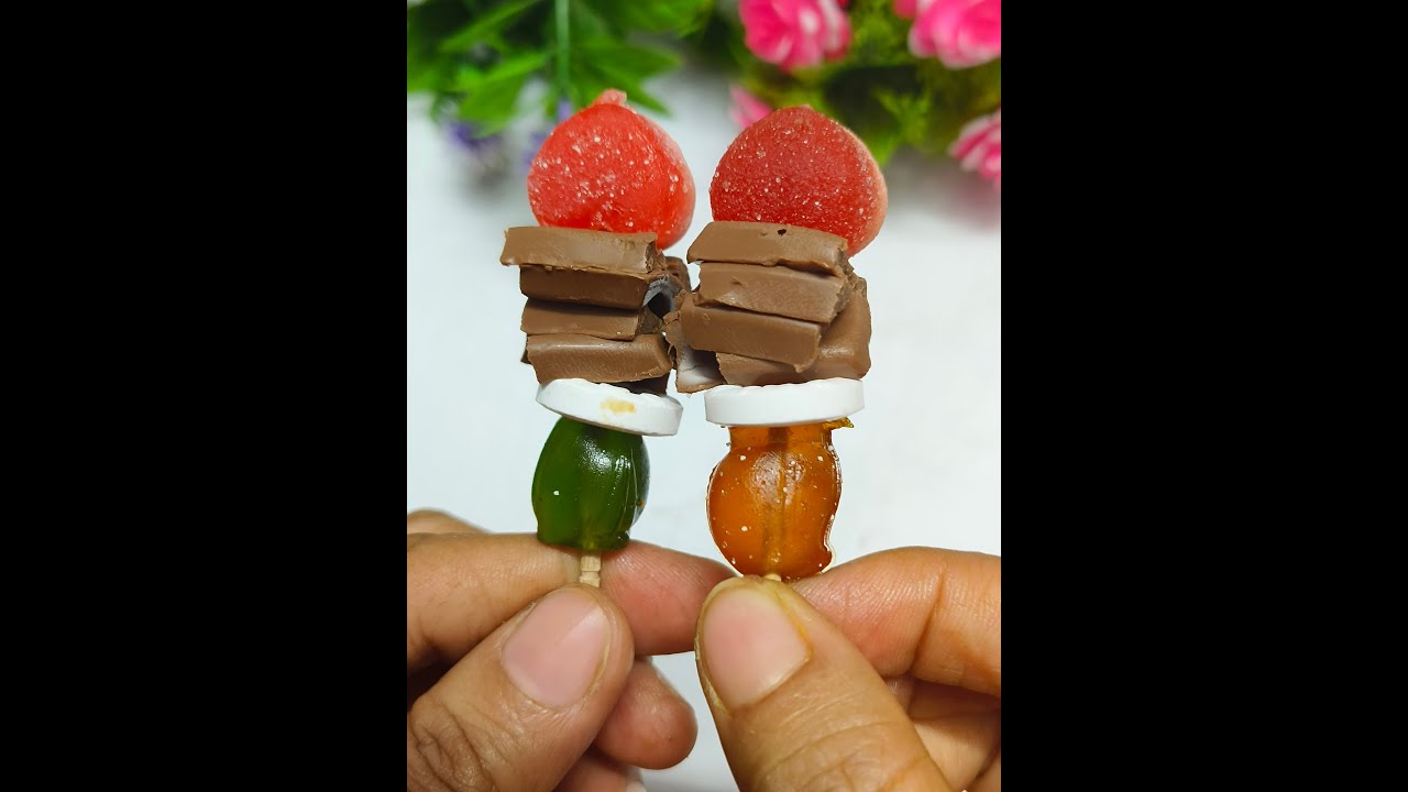 How to make candy Surprise candy or Red chilli candy 🍭🍭😋chocolate# ...