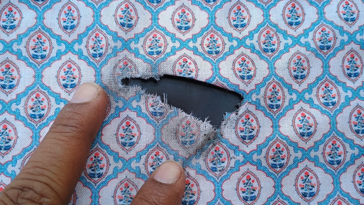 Burned Your Clothes? Try This Patchwork Hack - YouTube