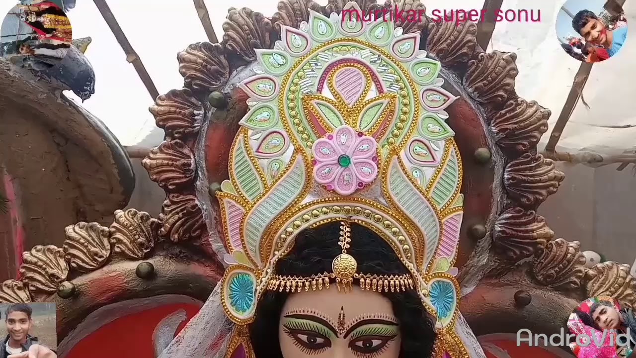 Saraswati puja murti making 2020 ( murti number 23) beautiful murti by ...