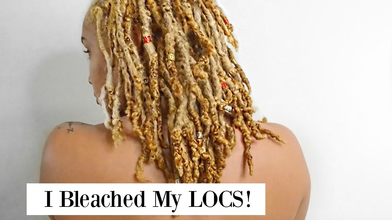 I colored / bleached my Locs! THE NAPSTARR EXPERIENCE | BRAND IT BRITT ...