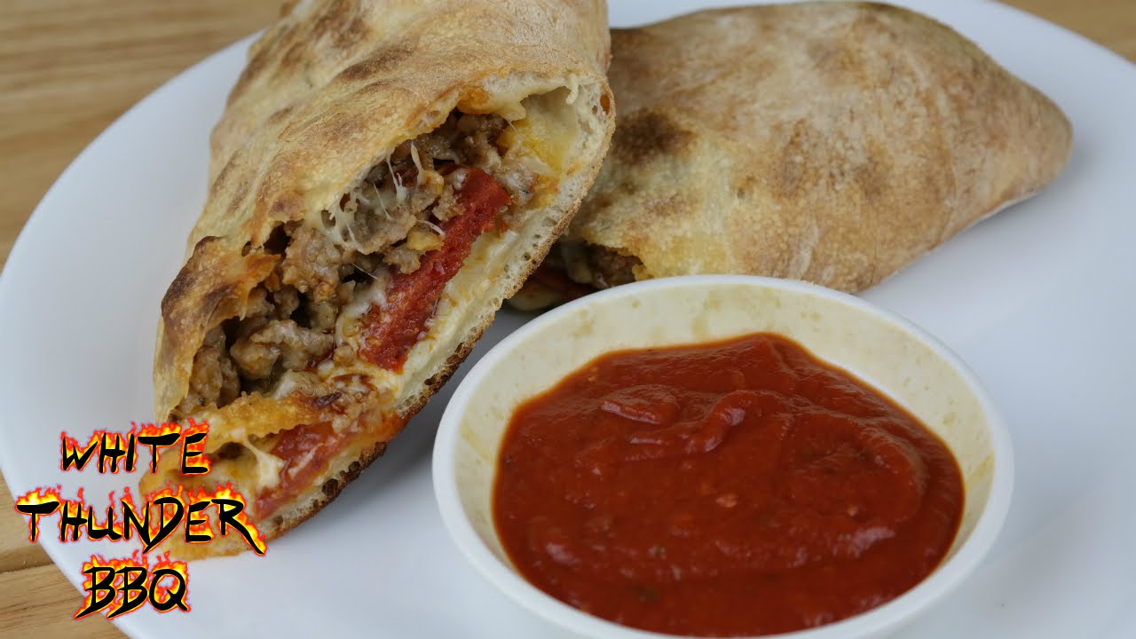 Neopolitan Calzone on the Kettlepizza | How to cook a high temp Calzone ...