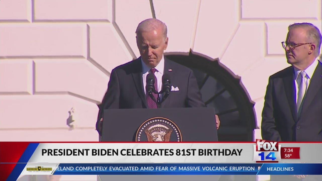 Fox 14 Your Morning News: President Joe Biden celebrates his 81st ...